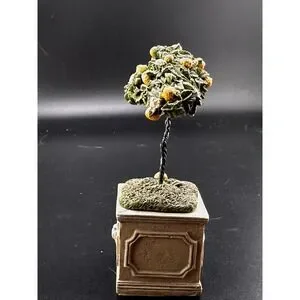 Toys | Dollhouse Restoration Miniature Lemon Tree Heavy Sculpture ...